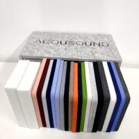 China Soundproof Decorative Hexagon Polyester Fiber Acoustic Panels For Office Studio for sale