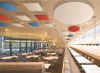 China 0.8NRC Background Decorative Felt Acoustic Ceiling Panels for sale