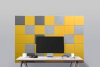 China Fiber Grooved Polyester Acoustic Panels Badroom Decoration Wall Studio for sale