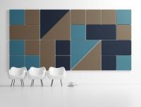 China 25mm Eco Friendly Soundproofing Fabric Wrapped Acoustic Panels for sale