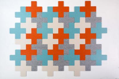China 25mm Eco Friendly Polyester Acoustic Panels , Acoustic Treatment Panels for sale