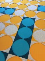 China Eco Friendly Recycle Fire Retardant Polyester Fiber Acoustic Panel For KTV for sale