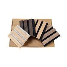 China MDF Wood Veneer PET Acoustic Panel Modern Design for sale