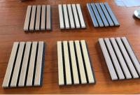 China Simple Installation Wood Acoustic Board Smooth Surface ASTM E84 for sale