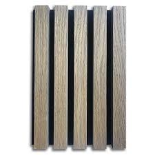 China Interior Slats Pet Wooden Grooved Wood Wall  Panels Board for sale
