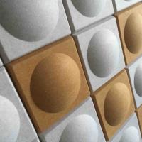 China 3D Wall Audio  Acoustic Sound Dampening Panels Colored MDF for sale