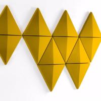 China 3D Wall Audio  Acoustic Sound Dampening Panels Colored MDF for sale