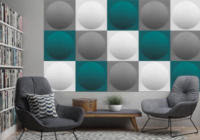 China 3D Wall Audio  Acoustic Sound Dampening Panels Colored MDF for sale