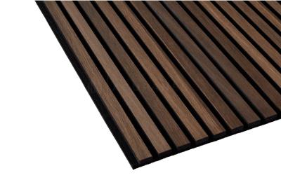 China Wood Veneer MDF Slats Sound Absorbing Wall Tiles Grade B1 for sale