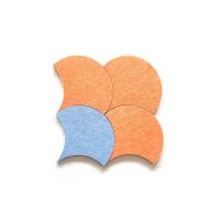 China Beveled Edge Pet Polyester Acoustic Panels Improve Hearing Adjustment for sale