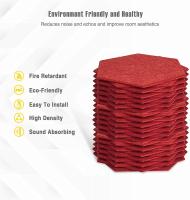 China ASTM E84 Hexagon Acoustic Barrier Panels Chemicals Resistant for sale