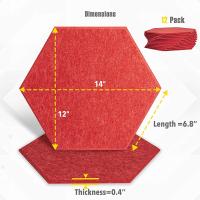 China ASTM E84 Hexagon Acoustic Barrier Panels Chemicals Resistant for sale