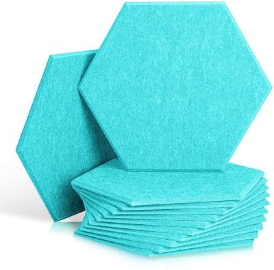 China 14x12 Easy Install Hexagon Industrial Acoustic Panels for sale