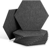 China 10.5 Inch Hexagon Acoustic Fabric Panels For Wall Covering for sale