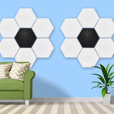 China Easy Installation Hexagonal Acoustic Wall Panels , Ceiling Sound Insulation Panels for sale