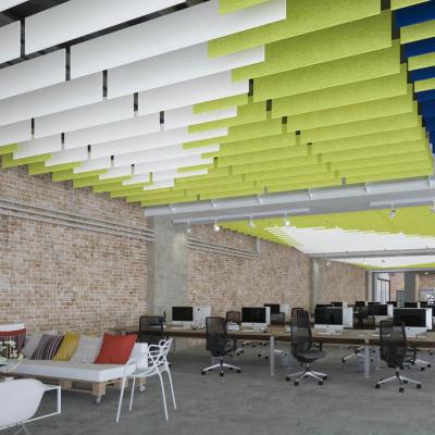 China 1220x2440mm Felt Foam Sound Absorbing Panels By Hot Pressed for sale