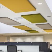 China 9mm Polyester Felt Acoustic Board Easy Cut Convienient Installation for sale