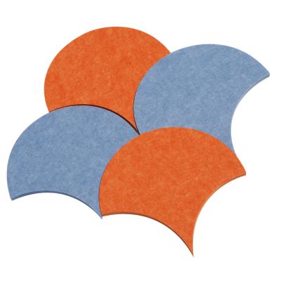 China Noise Cancelling Felt Shell Polyester Acoustic Panels Architectural Decoration  Fire Rated for sale