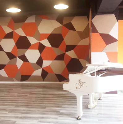 China 4x8 Breathable Fabric Polyester Acoustic Board  Sound Dampening for sale