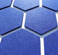 China Impact Resistant Acoustic Polyester Baffles 15mm Thickness High Density for sale