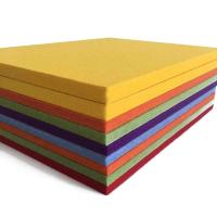 China Flame Retardant High Purity Polyester Fibre Sound Absorbing Wall Panels for sale