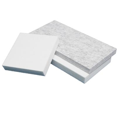China Flame Retardant High Purity Polyester Fibre Sound Absorbing Wall Panels for sale