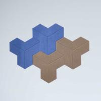 China Home Felt Acoustic Ceiling Panels Sheets Bevel Edge for sale
