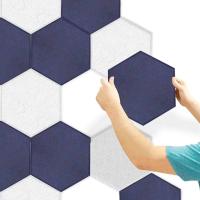 China 25mm Well Decor Wall Tiles PET Sound Absorbing Panels for sale