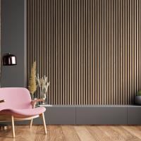 China EN13501 Acoustic Wood Slat Walls Ceiling Recyclable for sale
