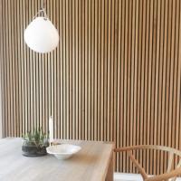 China Customized Slatted Timber Acoustic Wood Slat Panels Decorative for sale