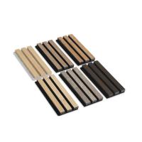 China INTERTEK Acoustic MDF Board , Wood Slat Acoustic Wall Panels for sale