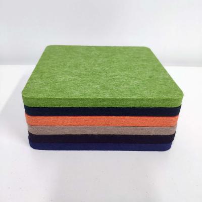 China Deco Felt Pet Board Polyester Wallpapers Wall Panel for sale