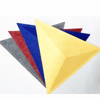 China 3d Hexagon Acoustic Absorption Interior Decoration Panel 9mm for sale