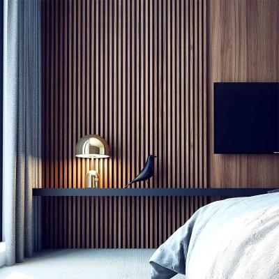 China Aluminium Slat Acoustic Decorative Panels Customized Wood Color for sale