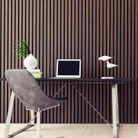 China MDF Veneer Acoustic Wood Slat Panels Decorative Wall Reduce Noise for sale