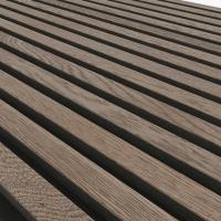 China 22mm Soundproof MDF Wooden Slatted Wall Panels Decoration for sale