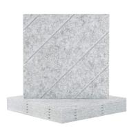 China Stylish Grooved  Decorative Acoustic Panels For Room Wall for sale