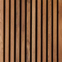 China MDF Acoustic Insulation Wooden Groove Panels 100% Polyester Fiber for sale