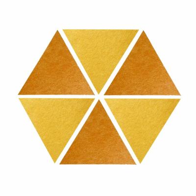 China Polyester Fiber Art Deco Acoustic Panel Carved Sound Absorbing for sale