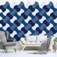 China Polyester Fiber Art Deco Acoustic Panel Carved Sound Absorbing for sale