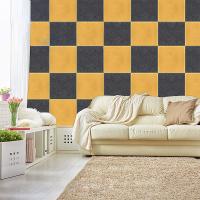 China Polyester Fiber Art Deco Acoustic Panel Carved Sound Absorbing for sale