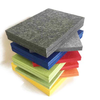 China Recycled 9mm PET Acoustic Panels Flame Retardant Triangle for sale