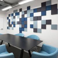 China Customized Color PET Acoustic Panels Wall Decorations For Home for sale
