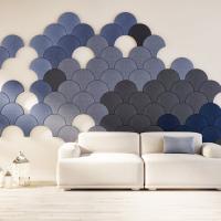 China Customized Color PET Acoustic Panels Wall Decorations For Home for sale
