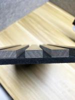 China Mdf Slotted Acoustic Wood Slat Panels 100% PET Polyester Fiber for sale