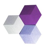 China 100% PET 3d Decorative Acoustic Panels Environmental for sale