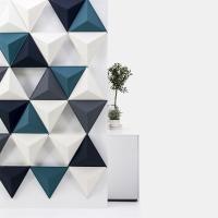 China 3D Reduce Noise PET Polyester Fiber Board For Home Wall Arts for sale