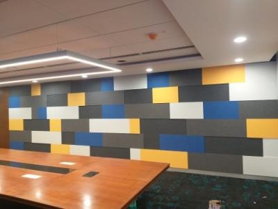 China European Standard PET Acoustic Panels SoundProof 1220x2440x9mm for sale