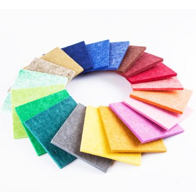 China Easy Installation Light Weight Sound Proof Wall Panels 100% PET for sale