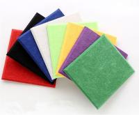 China Flame Retardant Polyester Fiber Acoustic Panels White For Walls And Ceiling for sale